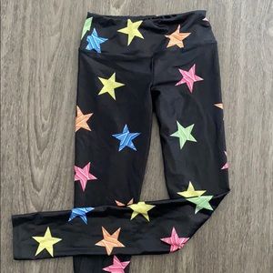 Goldsheep | Pants & Jumpsuits | Stars Leggings Yoga Pants | Poshmark